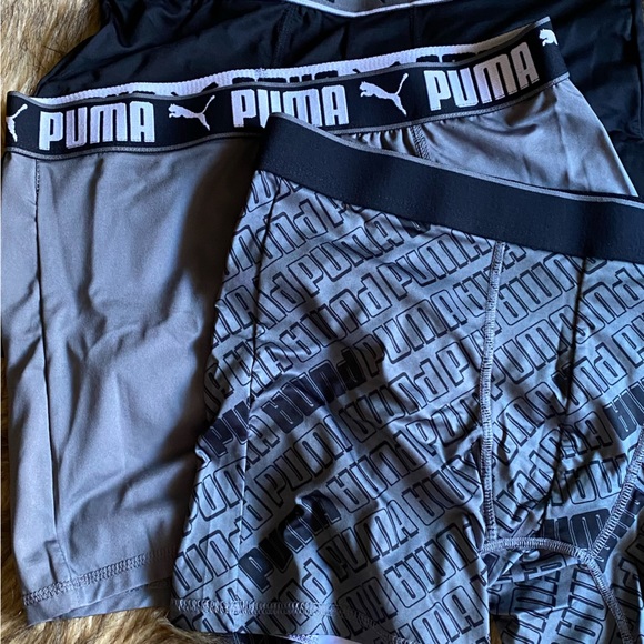 Puma | Underwear & Socks | Mens Assorted Puma Boxer Briefs 3 Pair Size ...